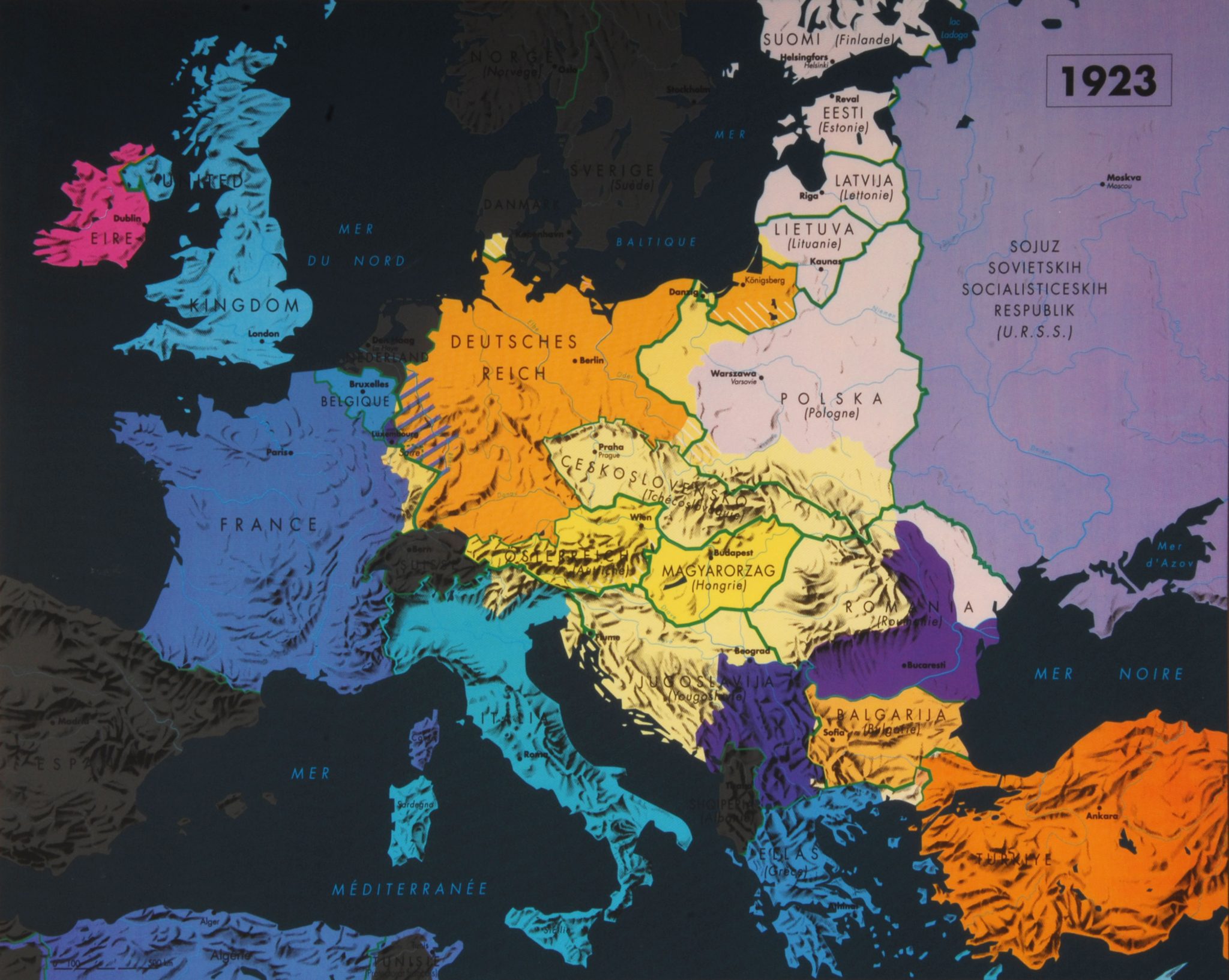 Cartography of the front lines - Historial de la Grande Guerre