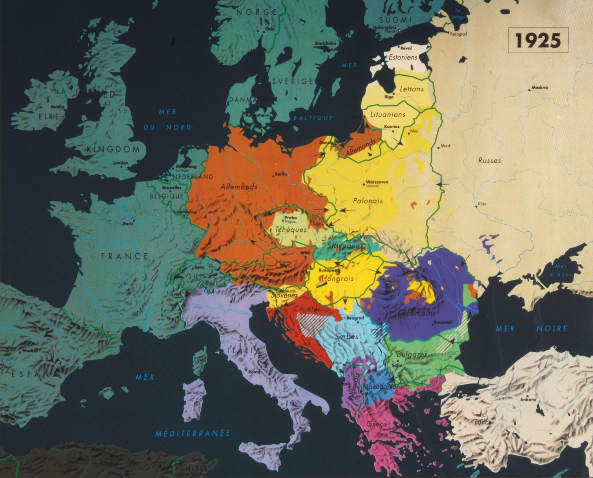 De frontlinies in kaart - Historial de la Grande Guerre